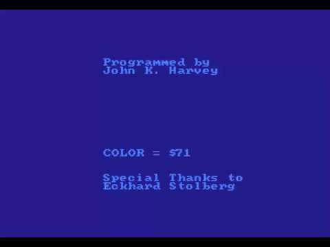 ATARI 7800 DEMO color PALETTE 7800 - YouTube