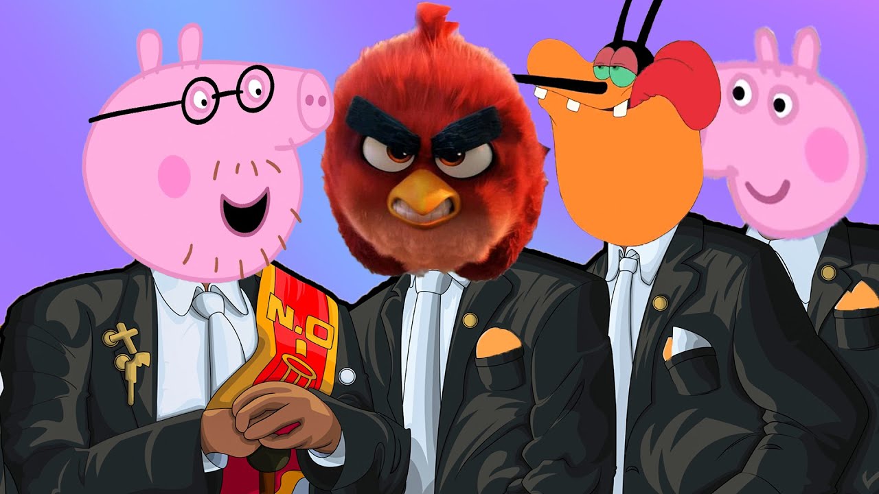 peppa pig & oggy & Angry Birds - Meme Coffin Dance Song Megamix(Cover ...