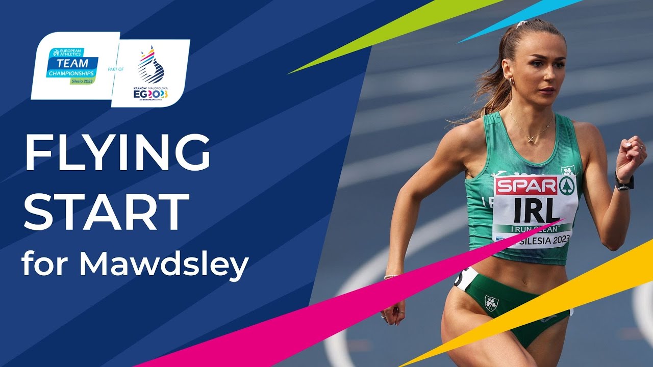 Listen what 400m winner 🗣 Sharlene Mawdsley said about Irish 🇮🇪 goals ...