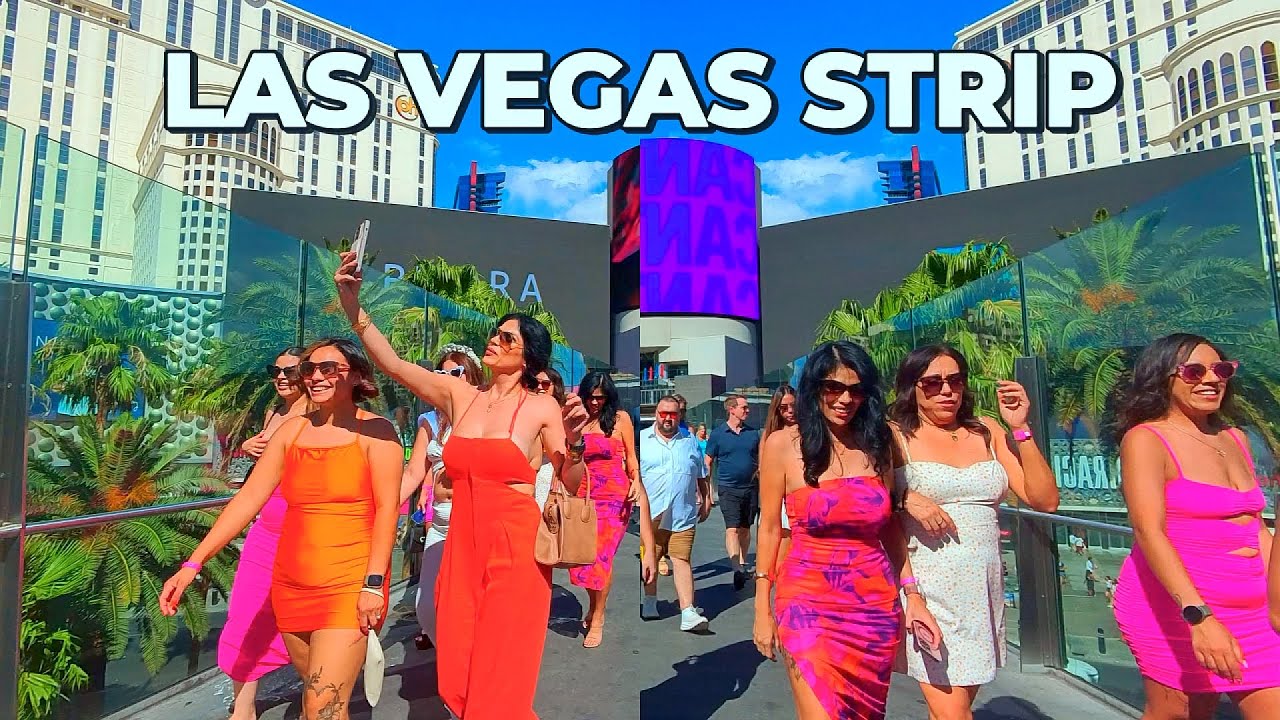 Las Vegas Strip Walk - July 2025 - YouTube