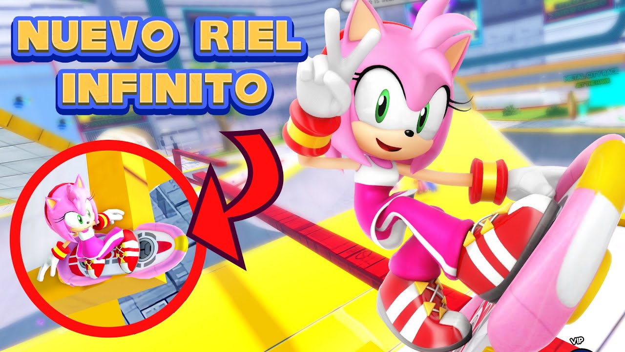 SONIC SPEED SIMULATOR 😲 CONSEGUIR A AMY ROSE RIDER FACIL CON ESTE TRUCO ...