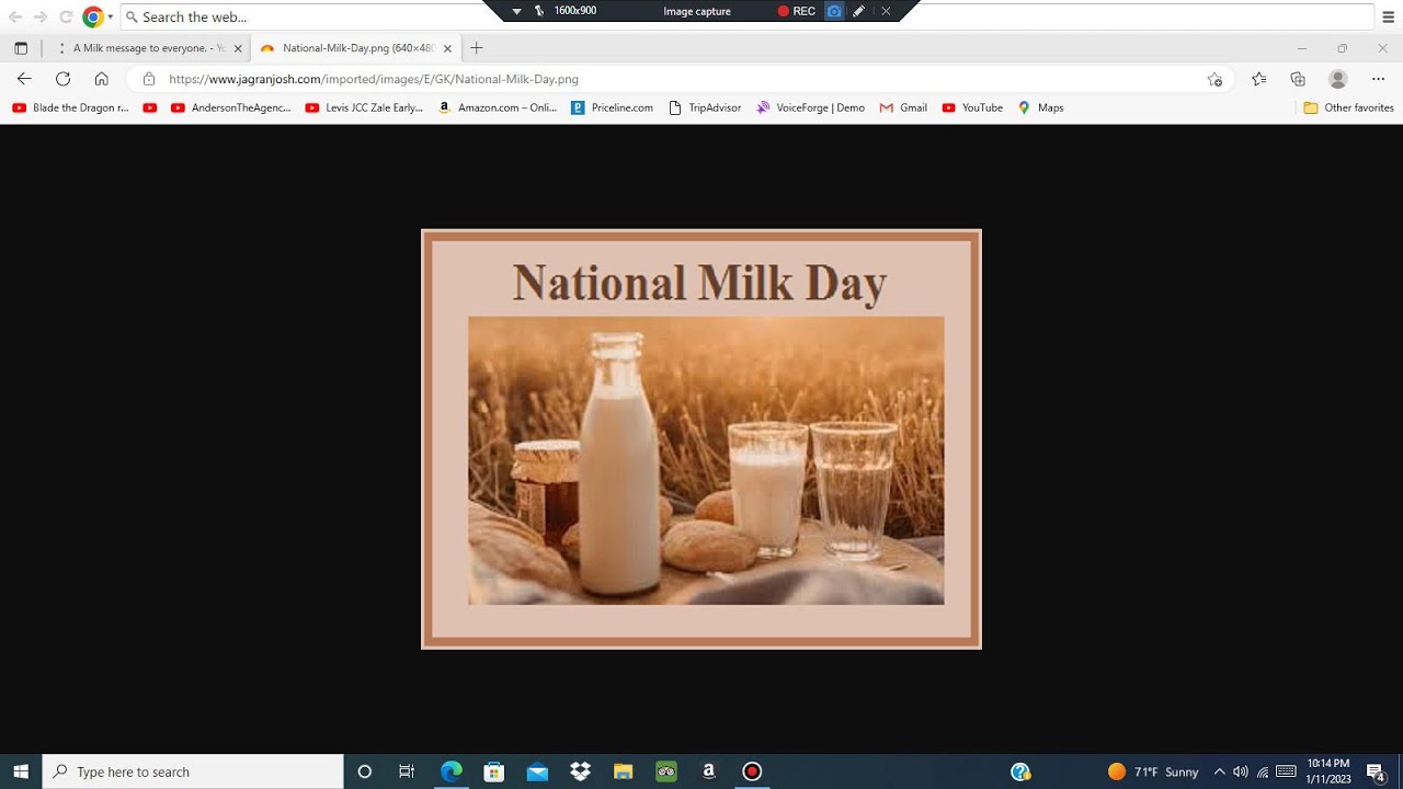 A Milk message to everyone. - YouTube