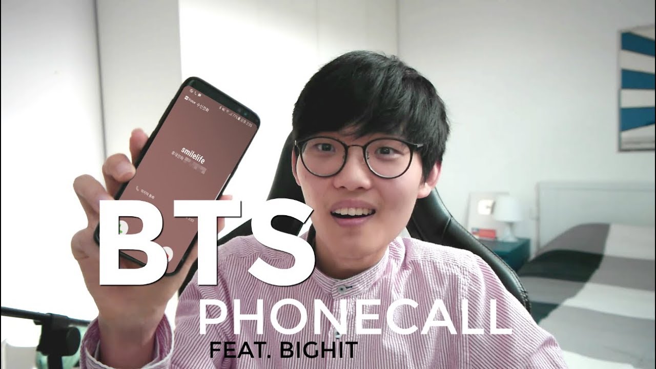 PHONECALL WITH BTS | Thanks to Bighit - YouTube