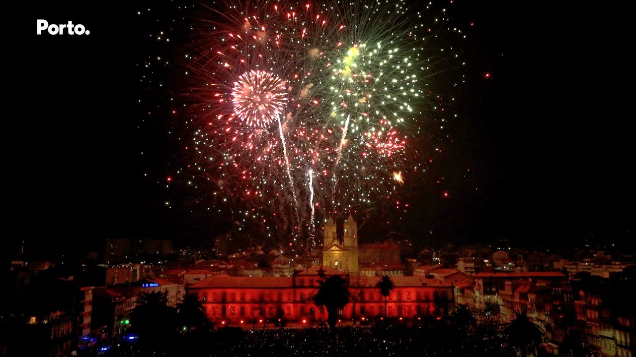 BOM ANO PORTO | Fogo de artifício 2023/24 - YouTube
