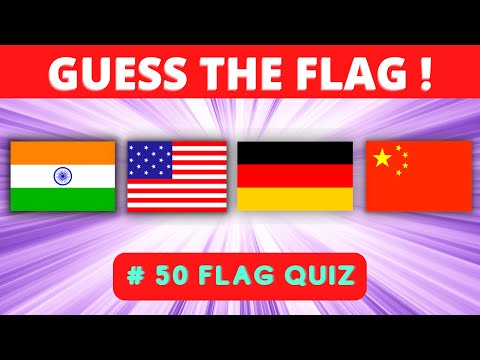 Guess The Flag | 50 Countries Flag Quiz | 4 sec - YouTube