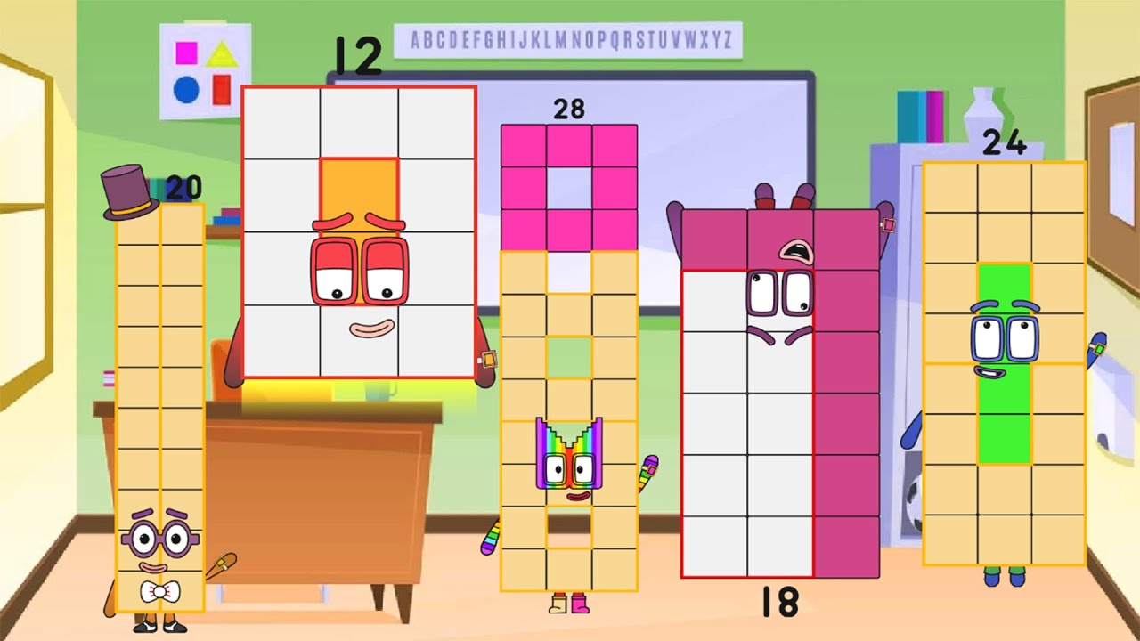 Numberblocks full season Robot Numberblocks Band but they are ...