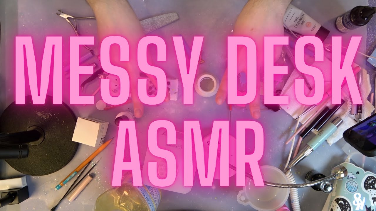 Organizing My Desk!! (ASMR) - YouTube