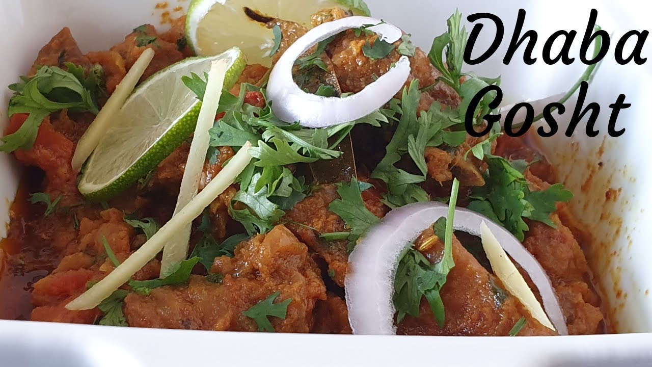 Dhaba Gosht recipe || dhaba style gosht recipe || gosht recipe - YouTube