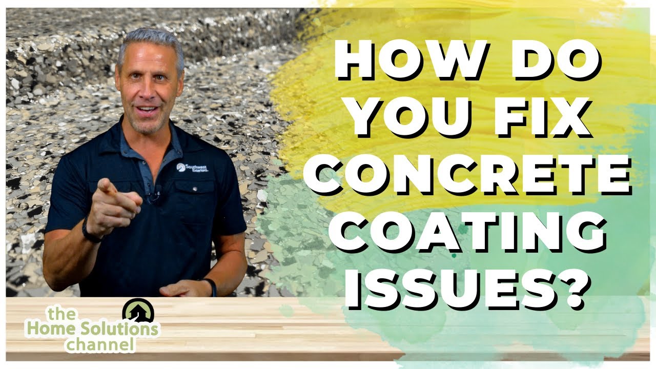 How To Fix Your Three Biggest Concrete Coating Problems - YouTube