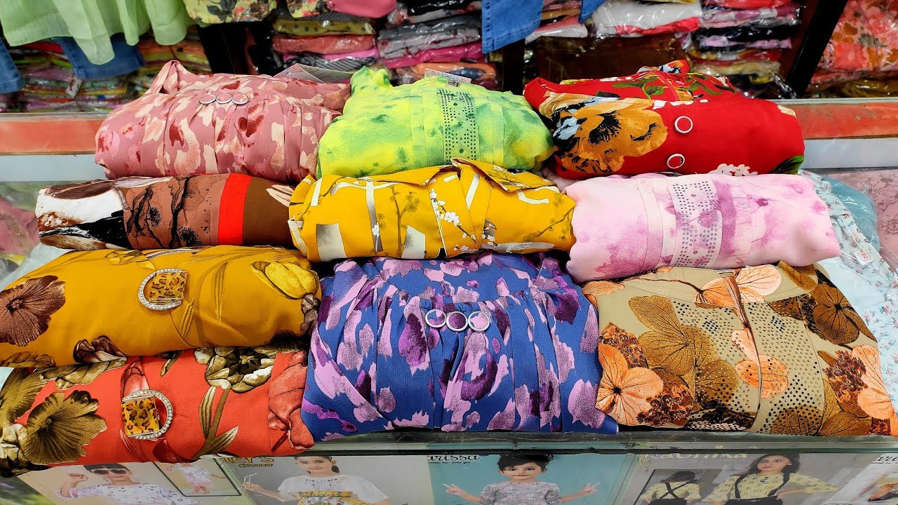 ঈদে জর্জেট প্রিন্টের সেমি লং টপস কিনুন | Eid special semi long tops ...