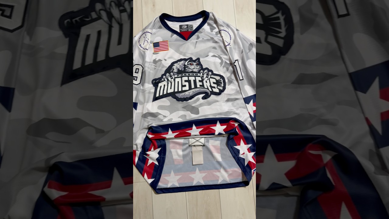 NAHL Fresno Monsters Mitchell Snyder OT Authentic Hockey Jersey#hockeyjersey #jerseycollector# ...