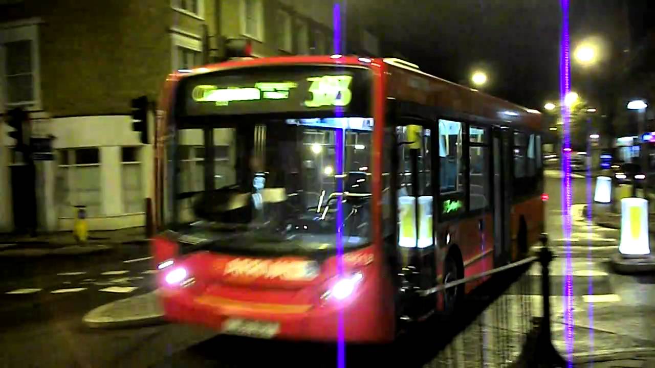 London Bus Route 393 at Camden Road - YouTube