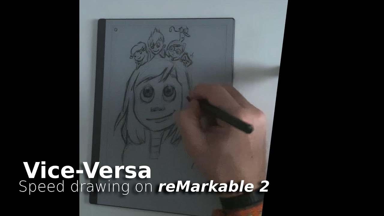 Speed drawing on reMarkable 2 (Vice-Versa) - YouTube