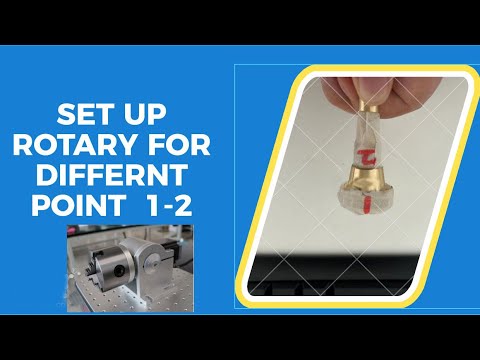 How to Set Up Fiber Laser Rotary with EZCAD? - YouTube