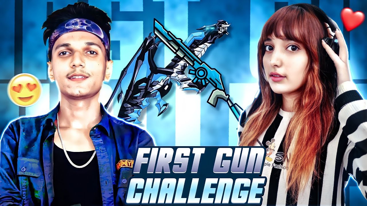 First Gun Challenge 🤯💥 With My Boyfriend 💖 Pn Harsh & Pn Rose 🌹 Best ...