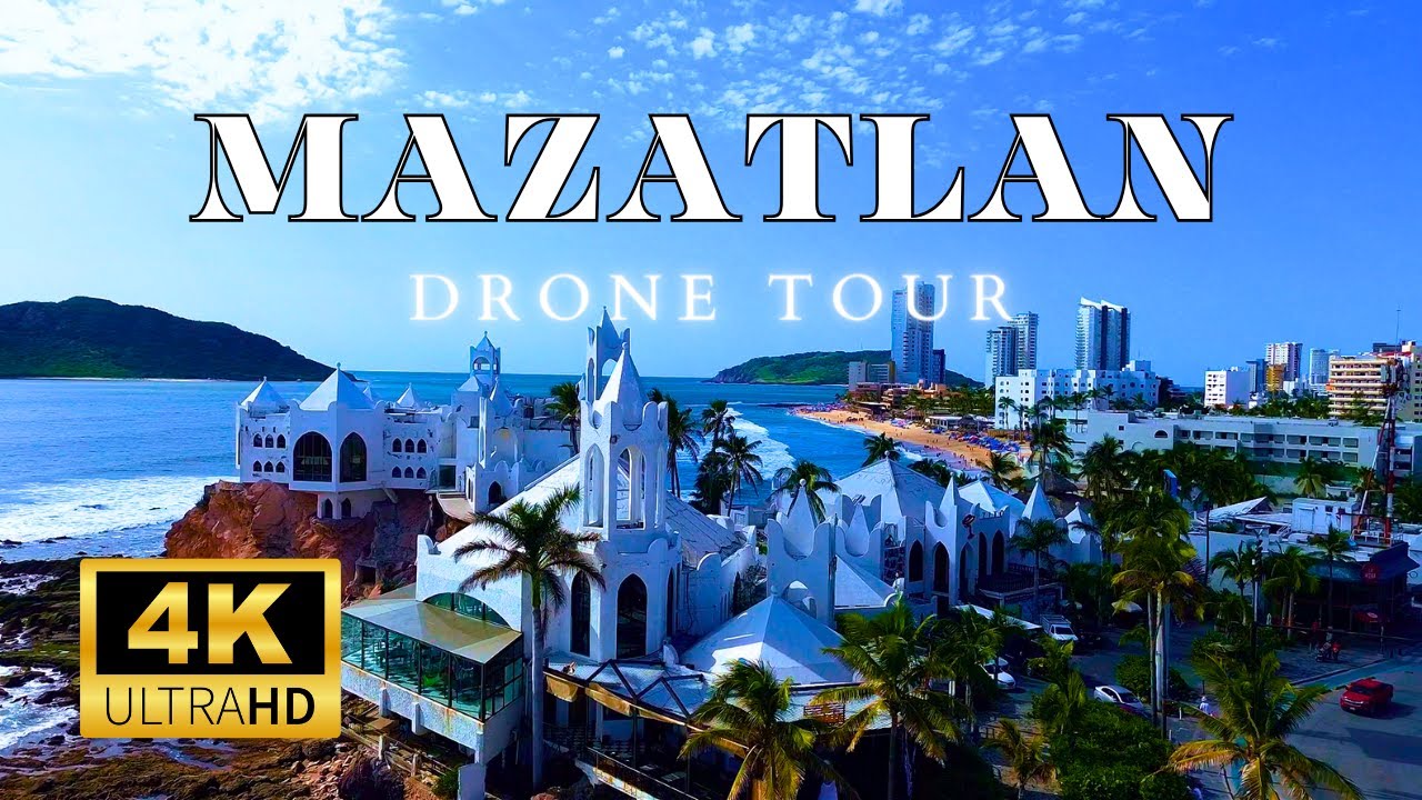 4k Aerial Drone tour of Mazatlan, Mexico - YouTube