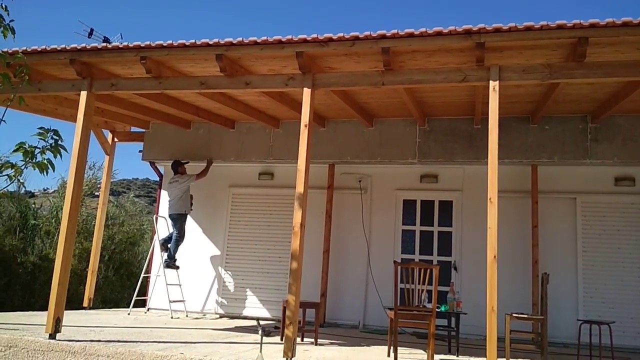 Κατασκευη κεραμοσκεπης με κεραμιδια τηλ.6947871888 - YouTube