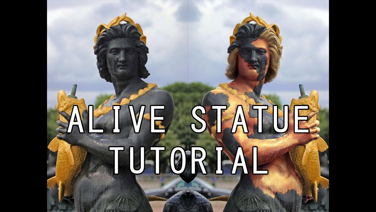 Photoshop CS6 Bringing A Stone Statue To Life Tutorial - YouTube