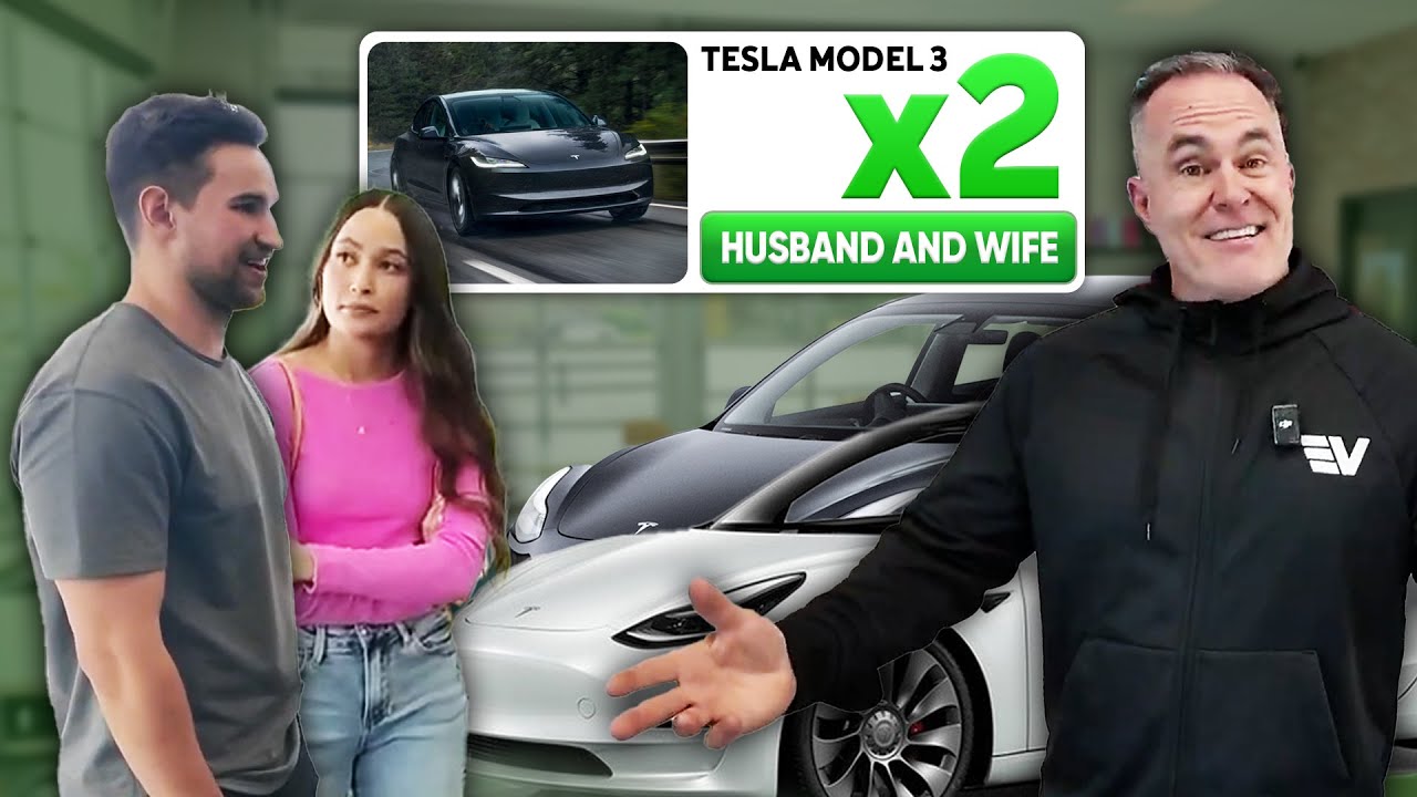 Husband and Wife both Want a Tesla ... and a Two Car DEAL! - YouTube