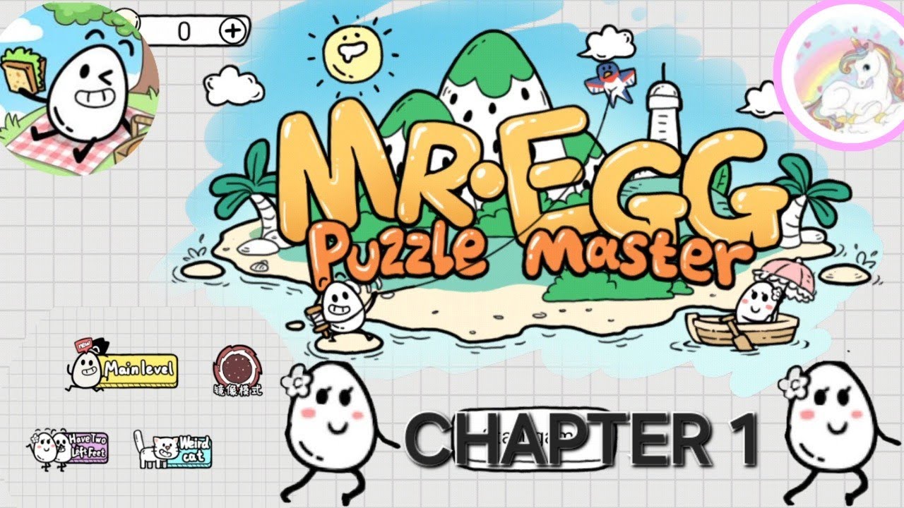 MR EGG Master Puzzle CHAPTER 1 FULL WALKTHROUGH Levels 1-40 - YouTube