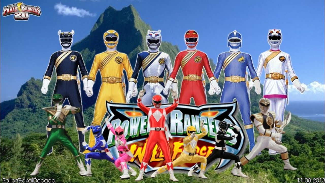 Power Rangers Wild Force Intro But With Mighty Morphin Theme - YouTube