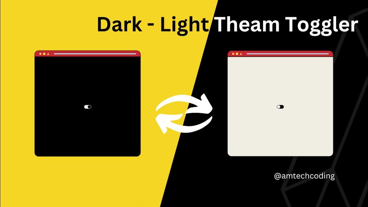 How To Make DARK MODE | Dark Theme Website Design Using HTML, CSS & JS - YouTube