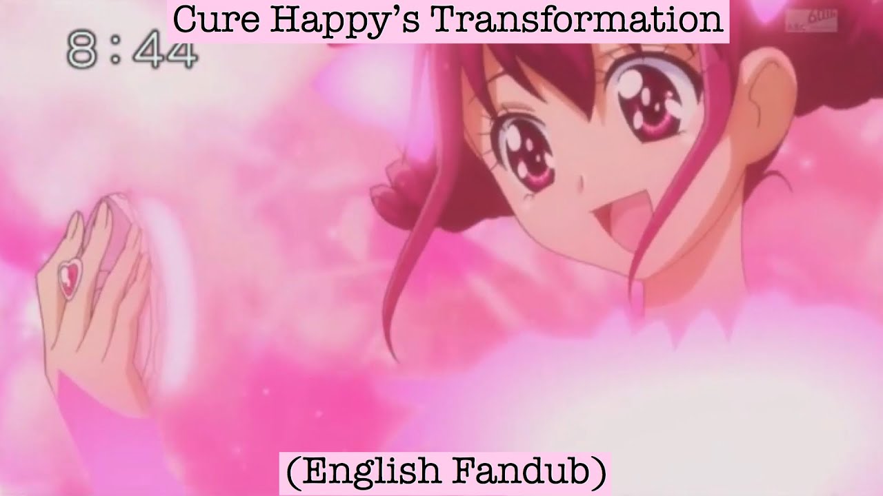 Smile Pretty Cure| Cure Happy’s Transformation! (English Fandub) - YouTube