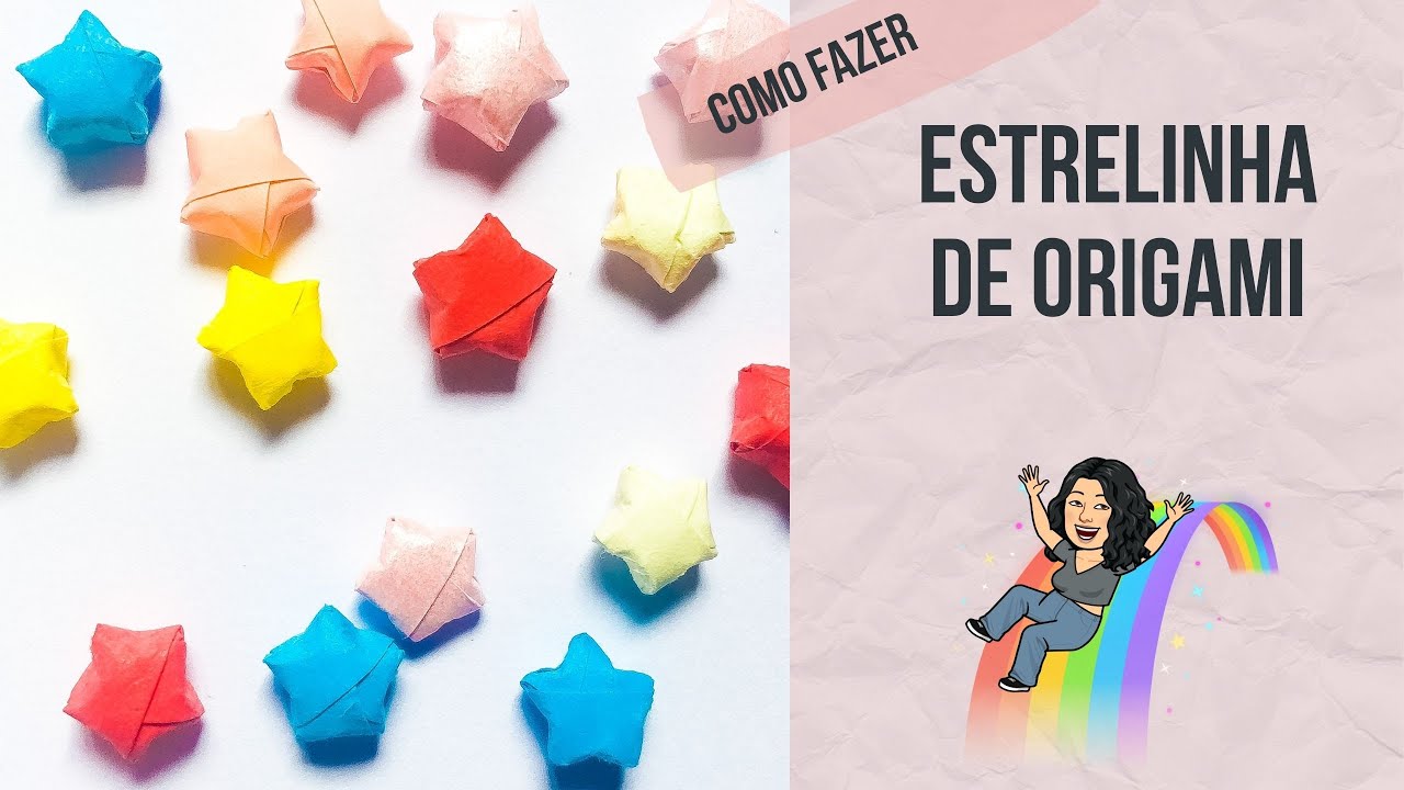 Como Fazer Estrela de Origami com Tira de Papel - YouTube