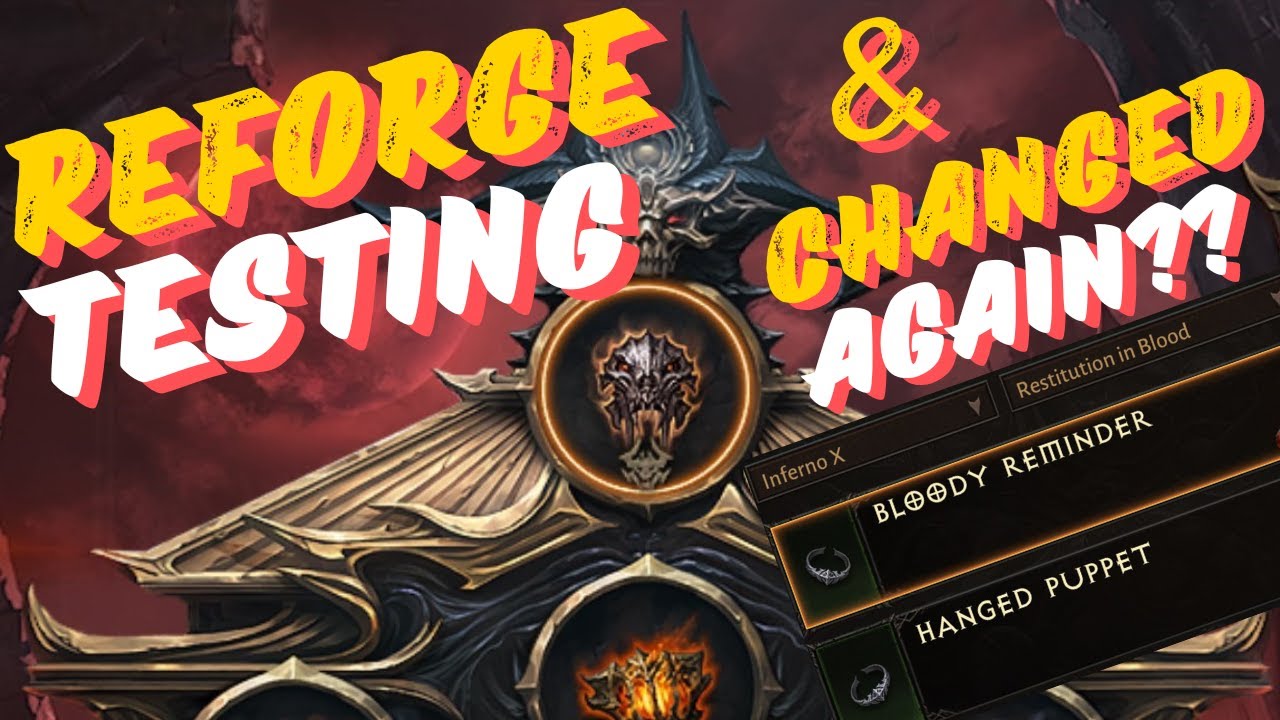 New Set Change Again? Demonic Remains Reforge Process Explained ...