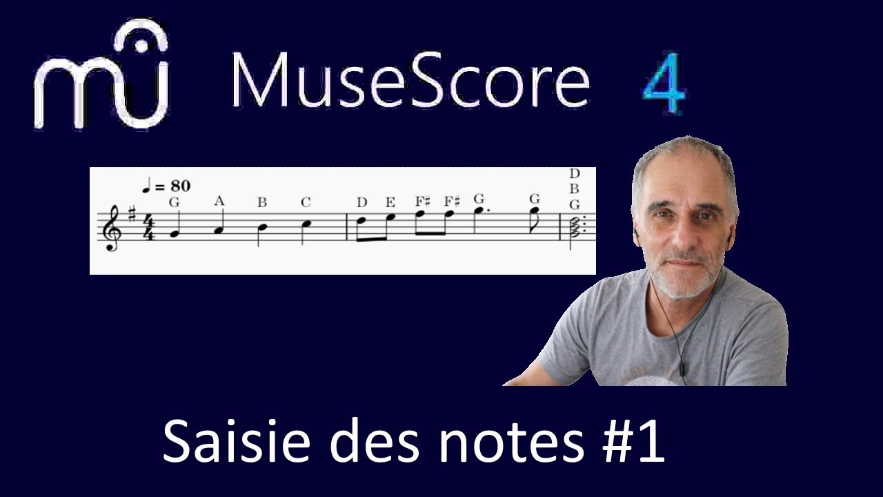 MuseScore 4 Saisie des notes #1 - YouTube