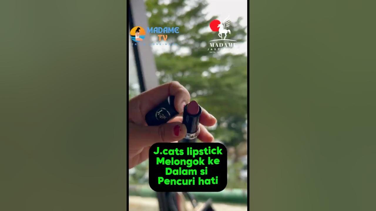 Melongok J.Cats Lipstick Si Pencuri Hati#fyp #madametv #madamejastipusa #pousa #jcats - YouTube
