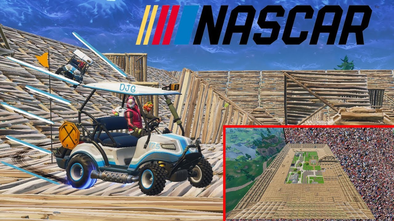 EXTREME CUSTOM NASCAR RACE In Fortnite Playground V2 - YouTube