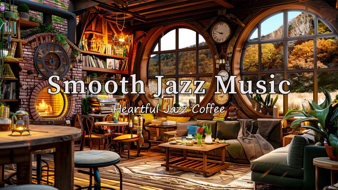 Smooth Jazz Music & Cozy Coffee Shop Ambience for Work, Unwind ☕ ...
