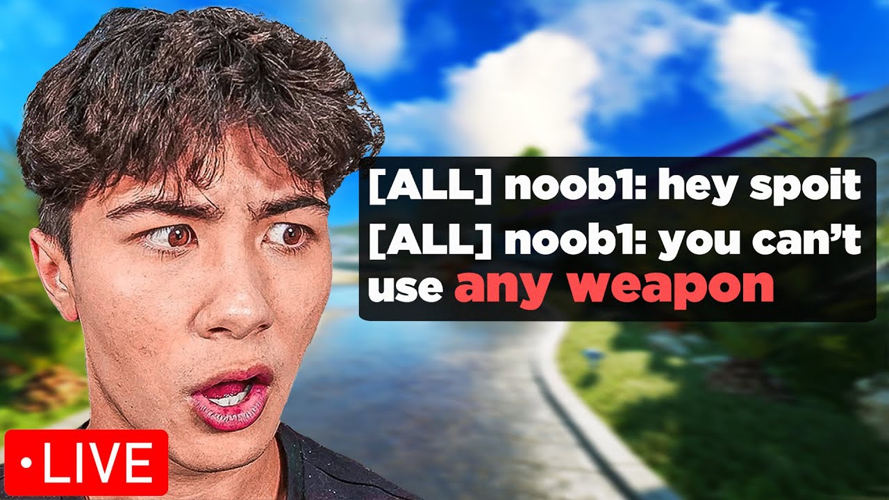 Spoit Let's a Viewer Choose Rules In A 1v1! (CURSED) - YouTube