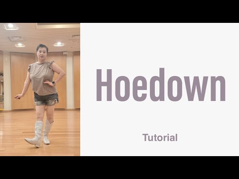 📝 Hoedown Line Dance (Absolute Beginner) Tutorial - YouTube