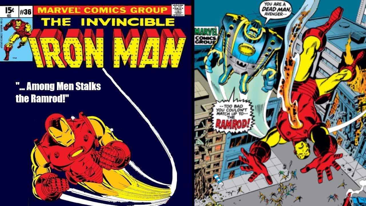 "Among Men Stalks the Ramrod!" | Iron Man #36 - YouTube