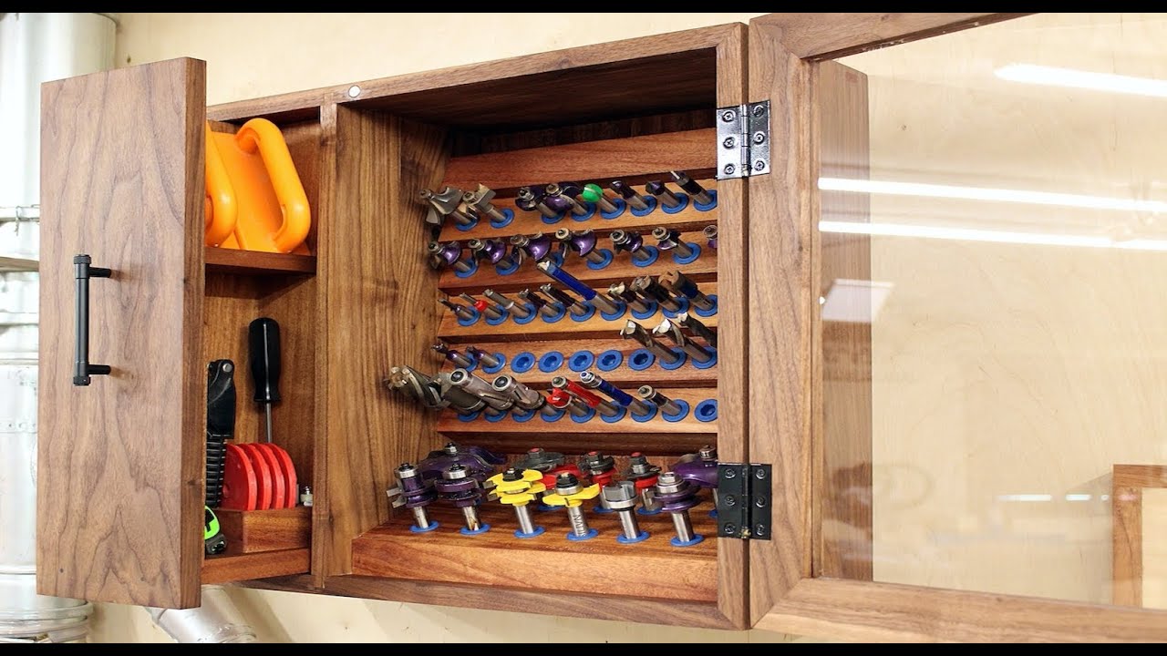 Router Bit Storage Pt. 2 - YouTube