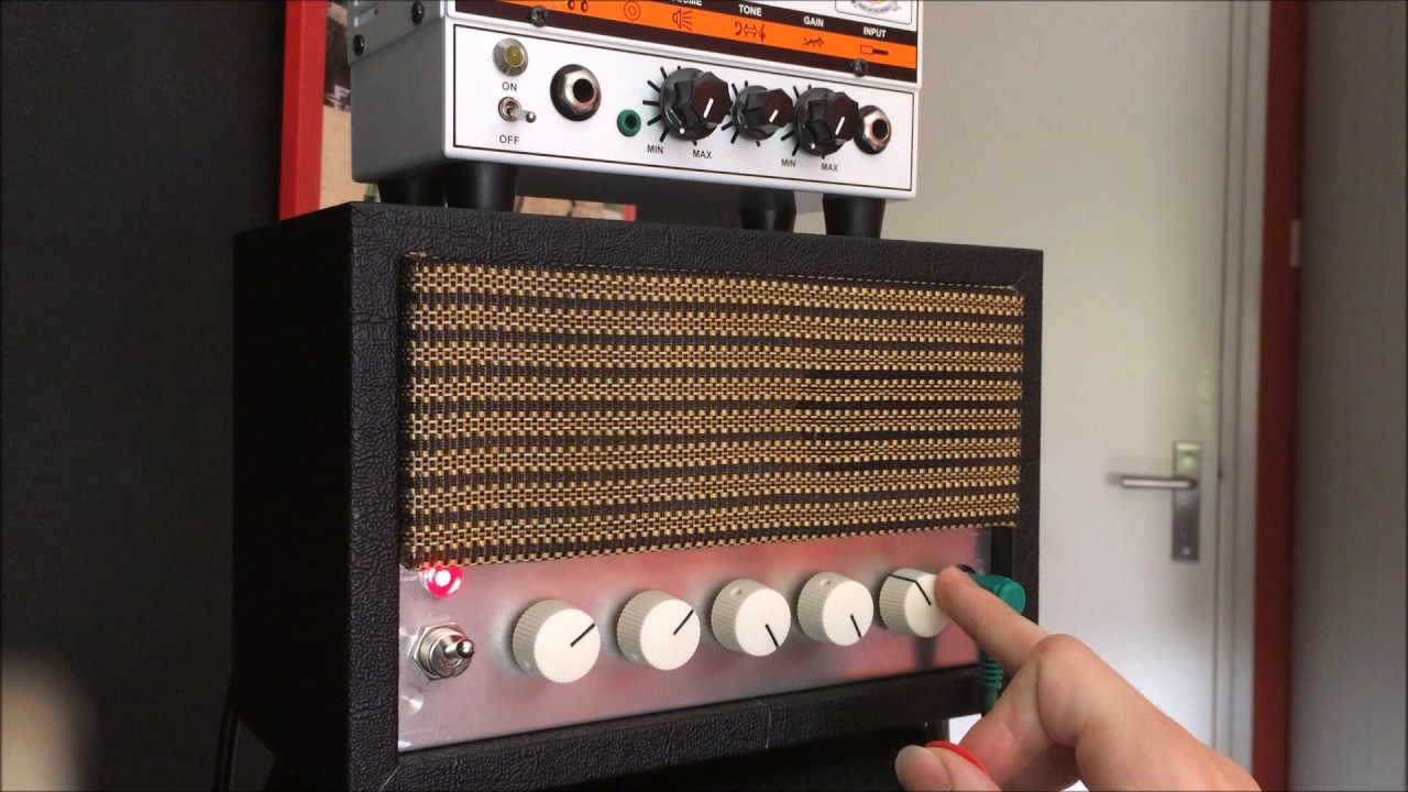 DIY tube amplifier - YouTube