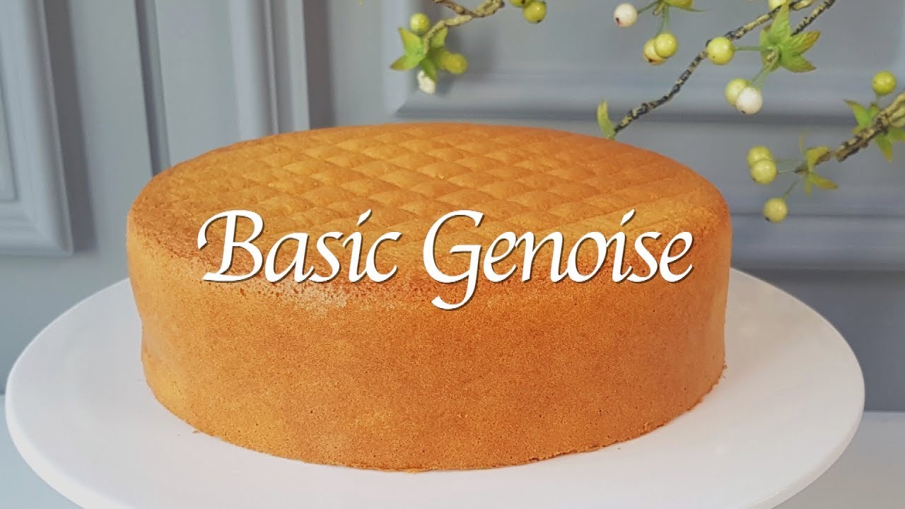 [EngSub] 성공하는 제누와즈 레시피 /How to make a Genoise (sponge cake) For ...
