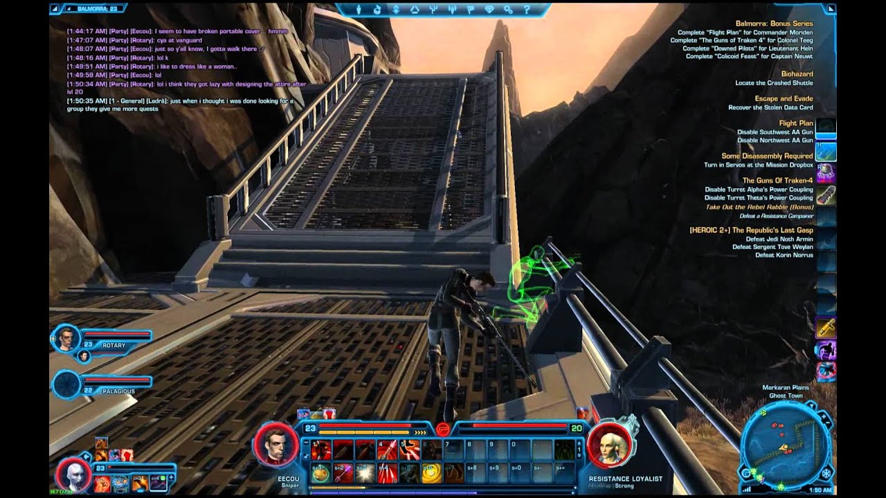 SWTOR: Imperial Agent, Sniper Walkthrough Part 63 - YouTube