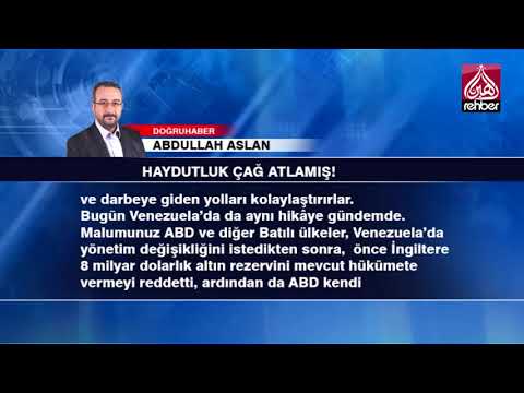 HAYDUTLUK ÇAĞ ATLAMIŞ! Abdullah Aslan