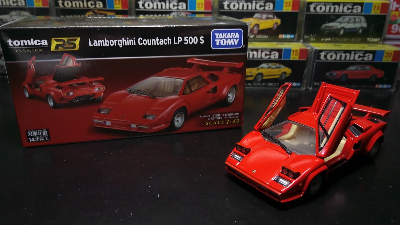 (11月新 November new)Tomica Premium RS unboxing | Lamborghini Countach LP ...
