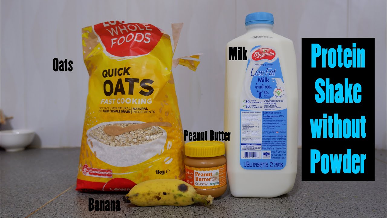 LeeZ Cooking TV - Homemade Protein Shake Without Powder | Easy Recipes ...