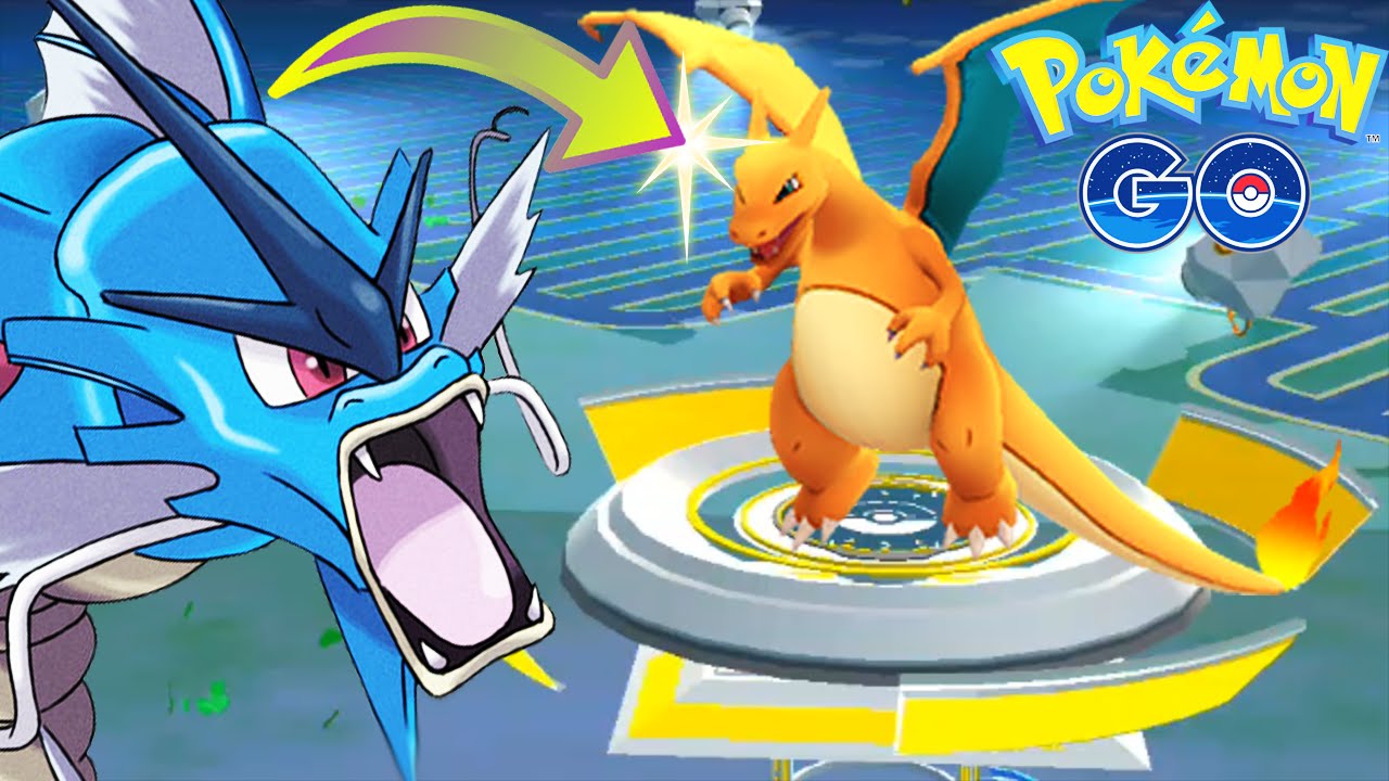Pokemon Go - FIRST CHARIZARD FOUND On Gym Battle Vs VAPOREON Pokemon Go ...