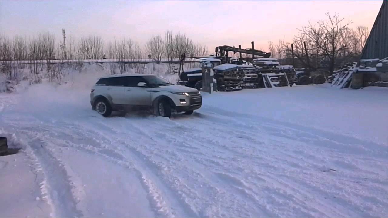 Range rover evoque drift - YouTube