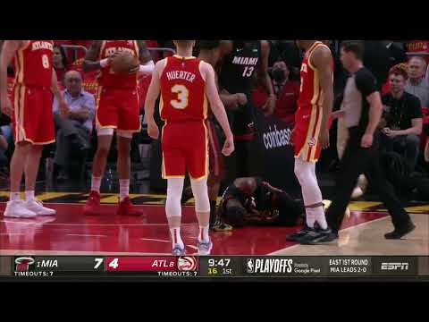 JIMMY BUTLER SCARY INJURY 😨 AFTER HIT WITH JOHN COLLINS 😳 | April 22nd 2022 | Round 1 Game 3
