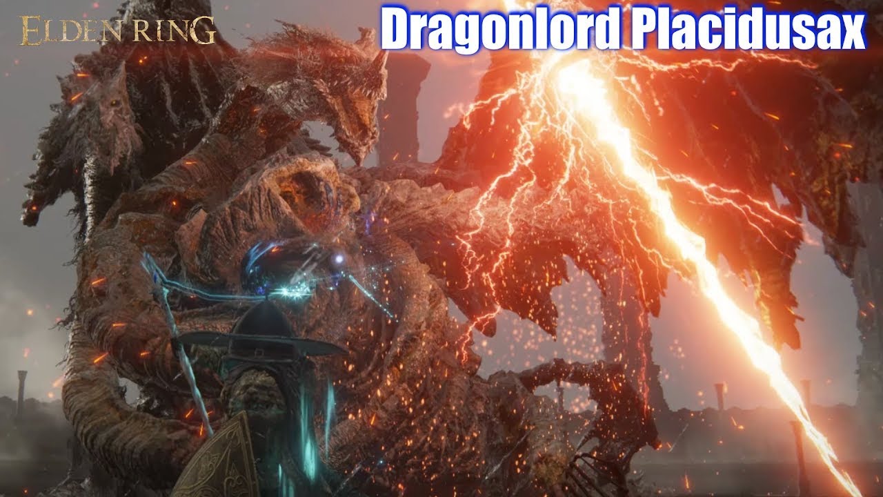 Secret Boss Dragon Lord (Crumbling Farum Azula) First attempt - YouTube