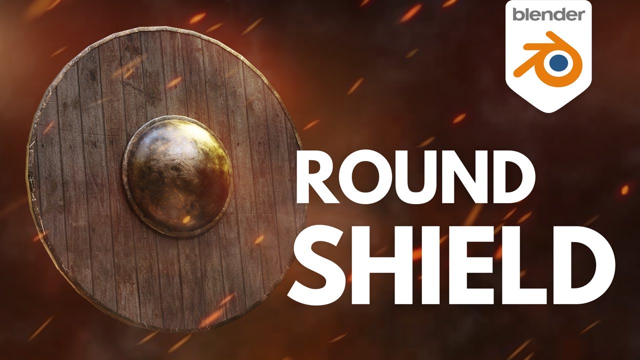Membuat Round Shield dalam 11 menit - Blender 2.9x Speed Design ...