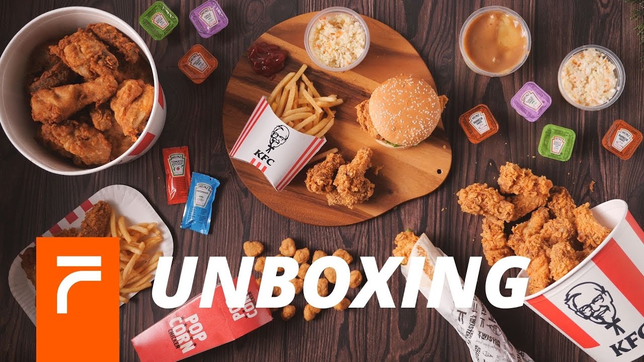 Foody Unboxing KFC #cyprus - YouTube