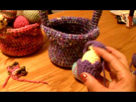 Crochet Easter Basket - YouTube